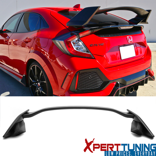 Fits 17-21 Honda Civic 10th FK Hatchback Type R Rear Trunk Spoiler Wing ...