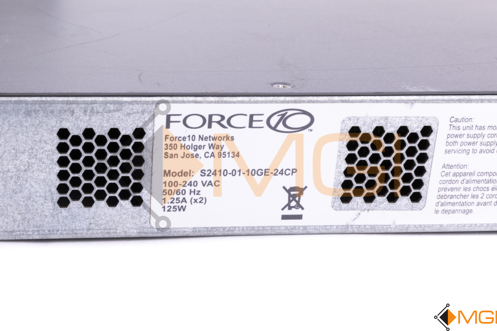 Dell Force10 S-series MHJKF / S2410-01-10GE-24CP 24-port Ethernet ...