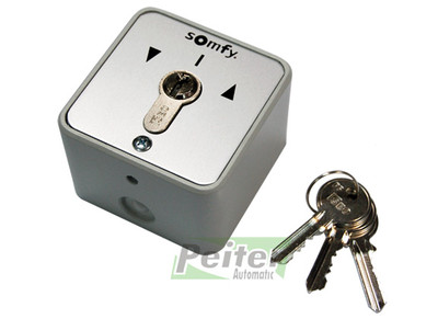 Somfy surface-mounted waterproof 2-way key switch, momentary position ...
