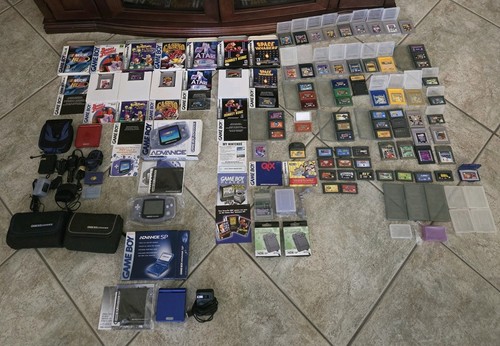 Gameboy, Gameboy Color, Gameboy Advance Huge 77 Game Lot with 3 ...