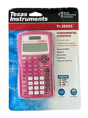 Texas Instruments TI-30X IIS Fundamental Scientific. PINK New - Factory ...