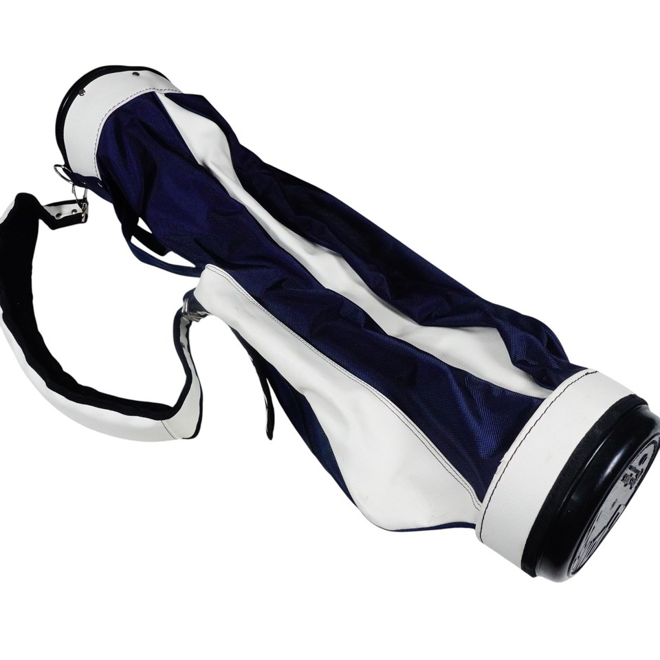 Jones Argolf Putters Carry Sunday Bag Blue and White 3 Way Golf Bag | eBay