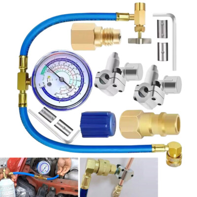 Car AC Aircon R134A Air Conditioning Top Up Topup Refill Recharge Gas ...