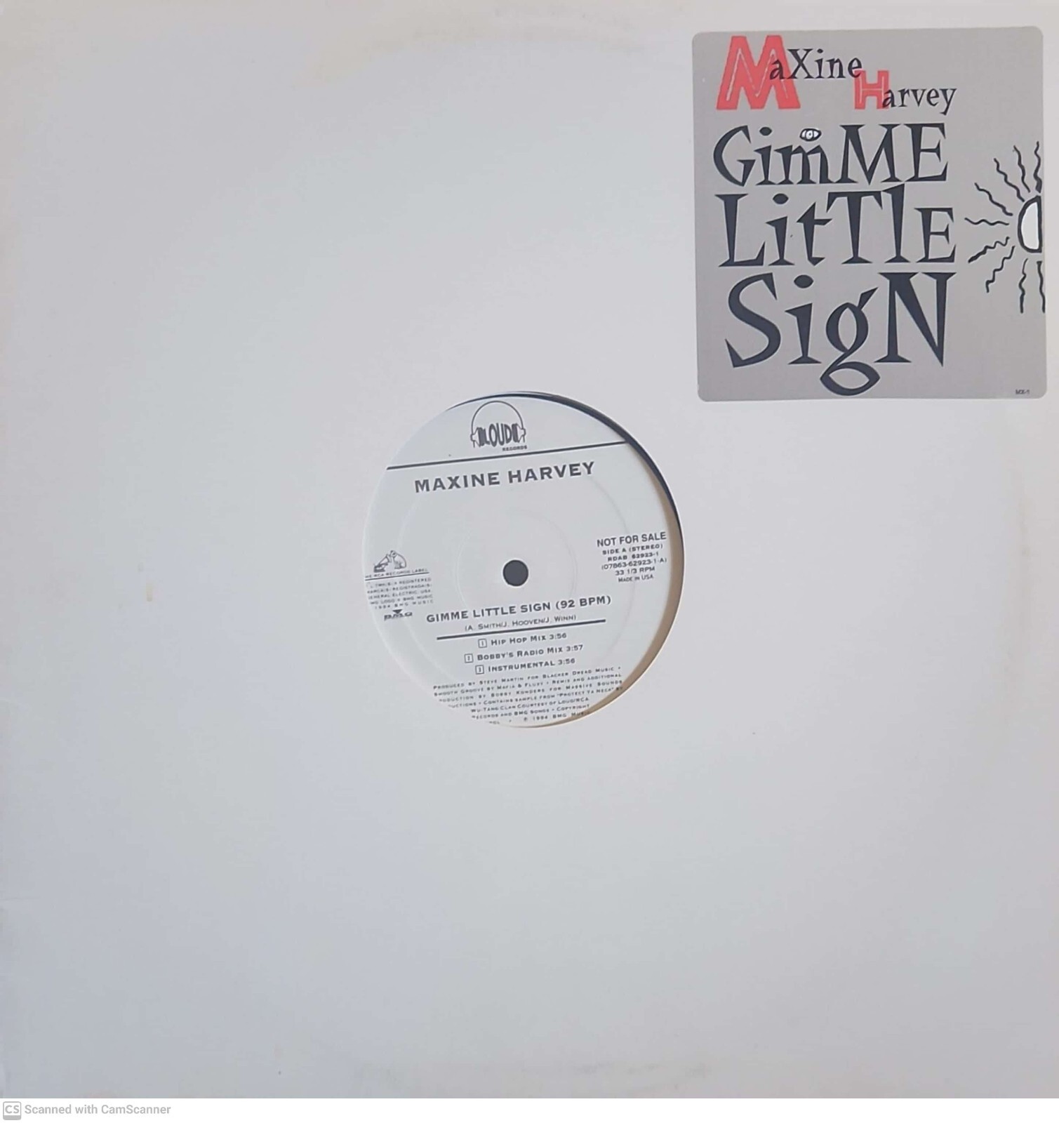 MAXINE HARVEY gimme little sign LOUD 12" Single 33 RPM | eBay
