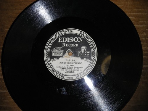 EDISON Record/MIKE SPECIALE & HIS HOTEL CARLTON TERRACE ORCHESTRA../E ...