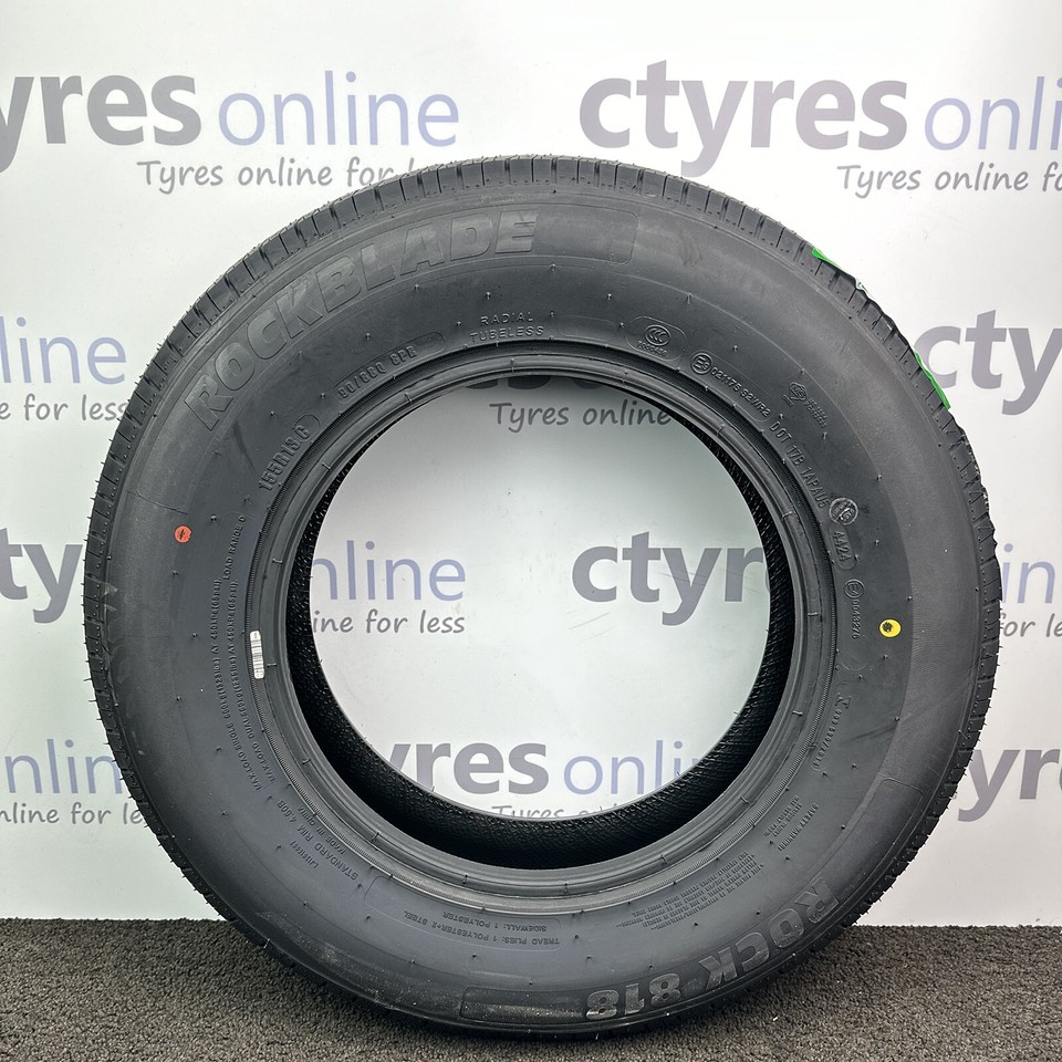 2X New 155 13C 155/R13c VAN TYRES 90/88Q 8PLY ROCKBLADE VAN (2 TYRES ...