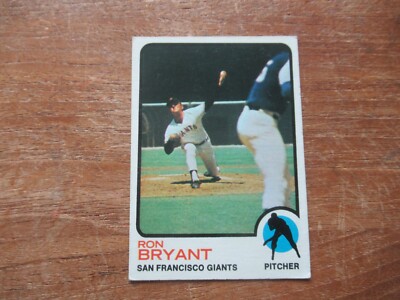 1973 TOPPS RON BRYANT #298 SAN FRANCISCO GIANTS HIGH GRADE SETBREAK! | eBay