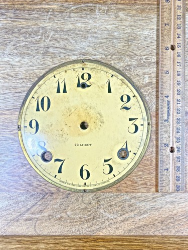 Old Gilbert Clock Movement Dial Pan (K9986) | eBay