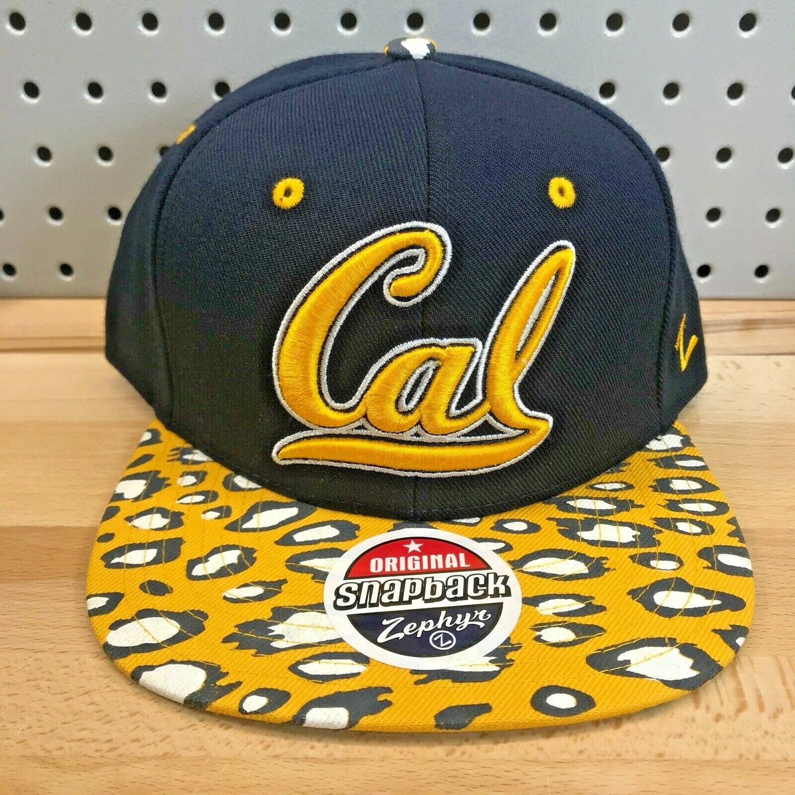Cal California Golden Bears NCAA College Zephyr Snapback Cap EUC Hat ...