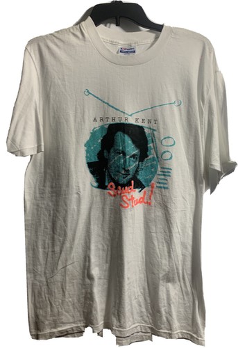 HANES VINTAGE 90’S SINGLE STITCH ARTHUR KENT SCUD STUD SHORT SLEEVE T ...