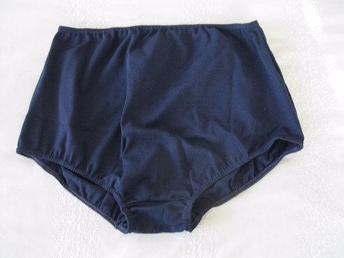 Girls Classic Gymphlex NAVY BLUE 100% Nylon Gym Knickers Size L (W28-36 ...