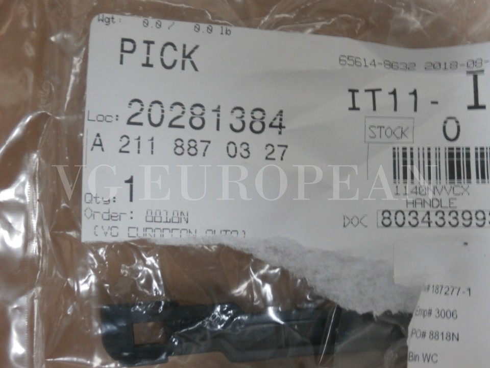Mercedes Benz Genuine W211 E-Class Hood Release Handle Pull 2007-2009 ...