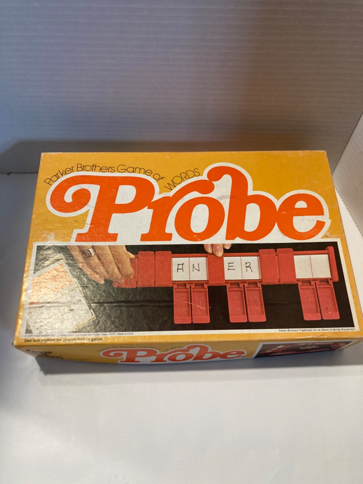 Vintage 1976 Parker Brothers Probe Game of Words Board Game Complete ...