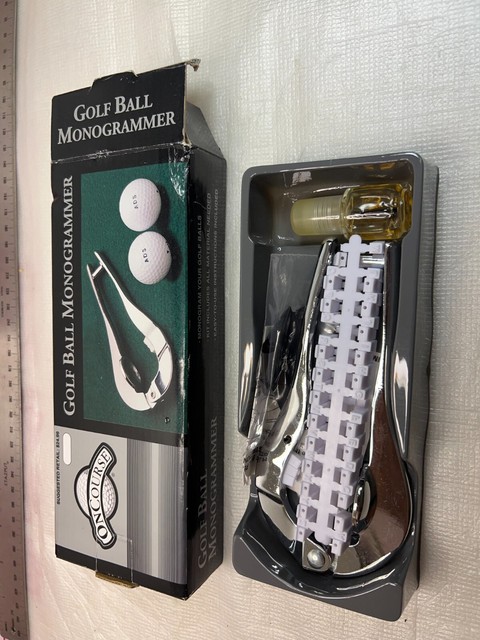 Solutions Golf Ball Monogrammer Kit - PS0145PM10ENB for sale online | eBay