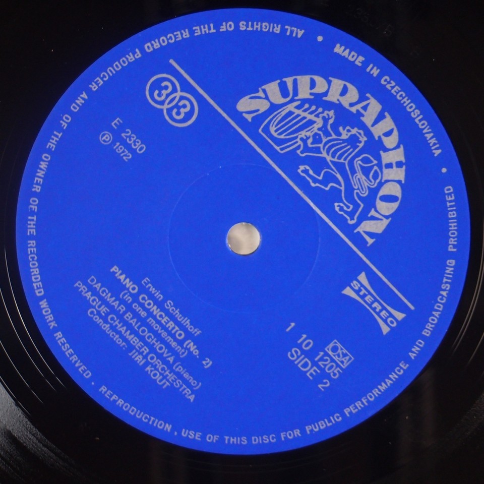 BORKOVEC: Piano Concerto No. 1 Kout Kosler SUPRAPHON NM Vinyl LP Stereo SHRINK | eBay