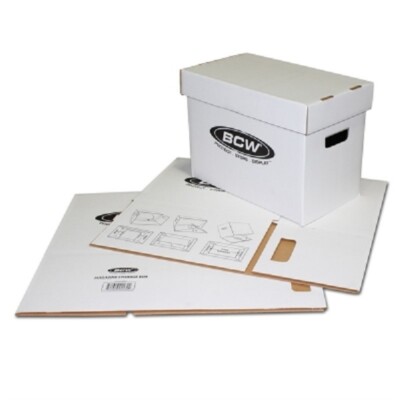2 BCW High Quality Magazine Storage Thick & Stackable White Cardboard ...