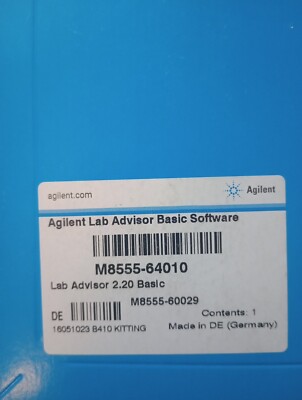 Agilent M8555-64010 Lab Advisor Basic Software V2.20 Set | eBay