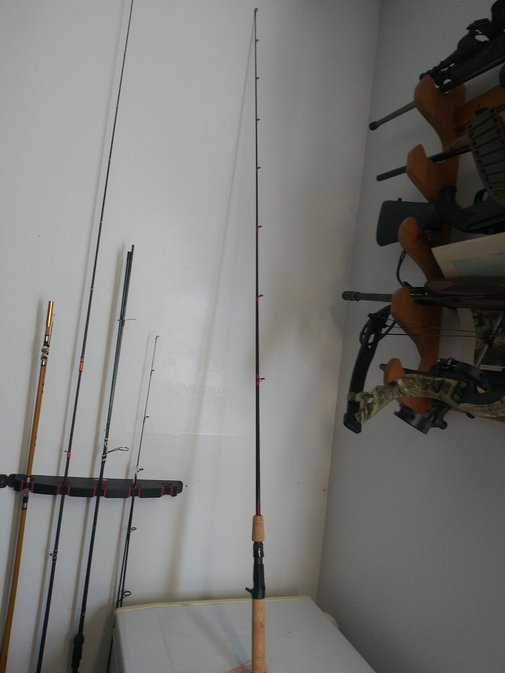 Lamiglas Custom 6’2” Med. Cranking casting rod, composite Blend Blank ...
