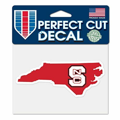 NC State - North Carolina State Wolf Pack NCAA 4"x5" Perfect Cut State ...