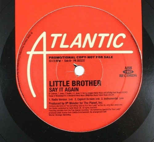 LITTLE BROTHER SLOW IT DOWN PROMO 12" DNB DJ VINYL **QUICK SHIP ...