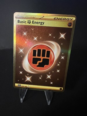 Pokemon Basic Fighting Energy 258/198 Base Set Scarlet & Violet Hyper ...