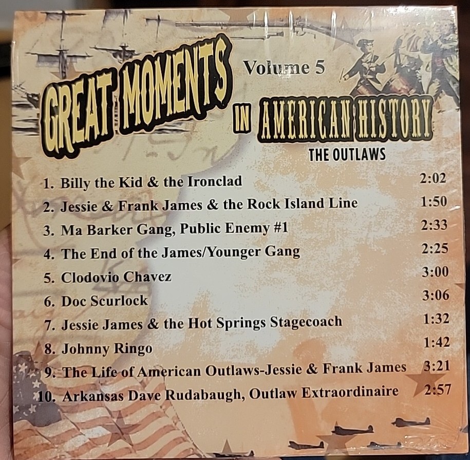 Great Moments in American History with Cowboy Rick, Vol 5: The Outlaws ...