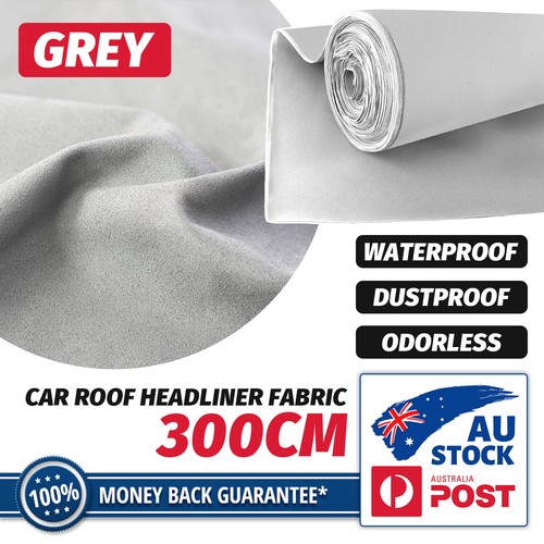 Car Headliner Fabric 3M Grey Foam Backed Roof Lining Update Interior ...