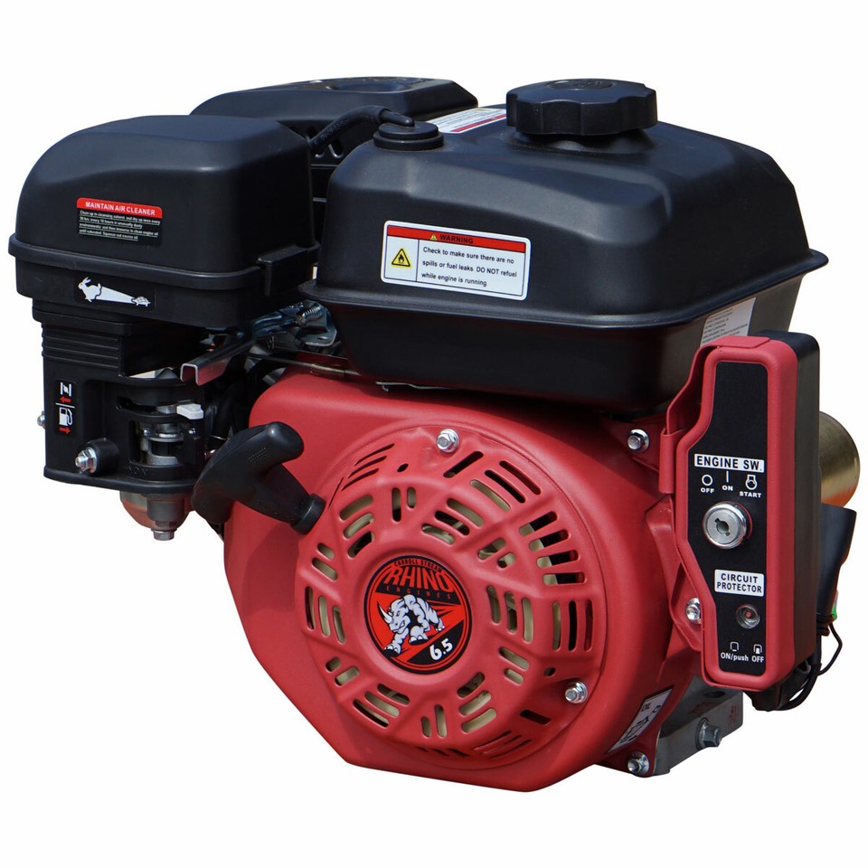New 6.5HP Gas Engine Cast Iron Sleeve E-Start 6.5 HP Carroll Stream ...