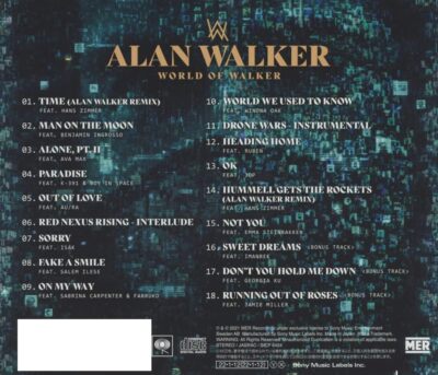 ALAN WALKER WORLD OF WALKER W/3 BONUS TRACKS JAPAN CD | eBay