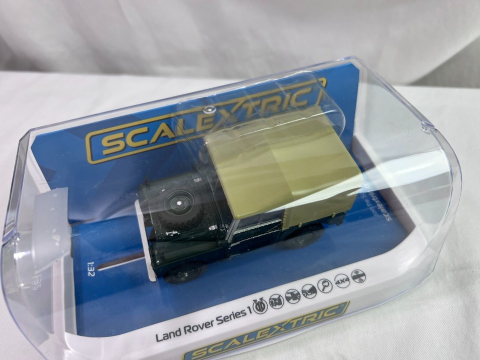 1/32 SLOT CAR SCALEXTRIC LAND ROVER SERIES 1 GREEN | eBay