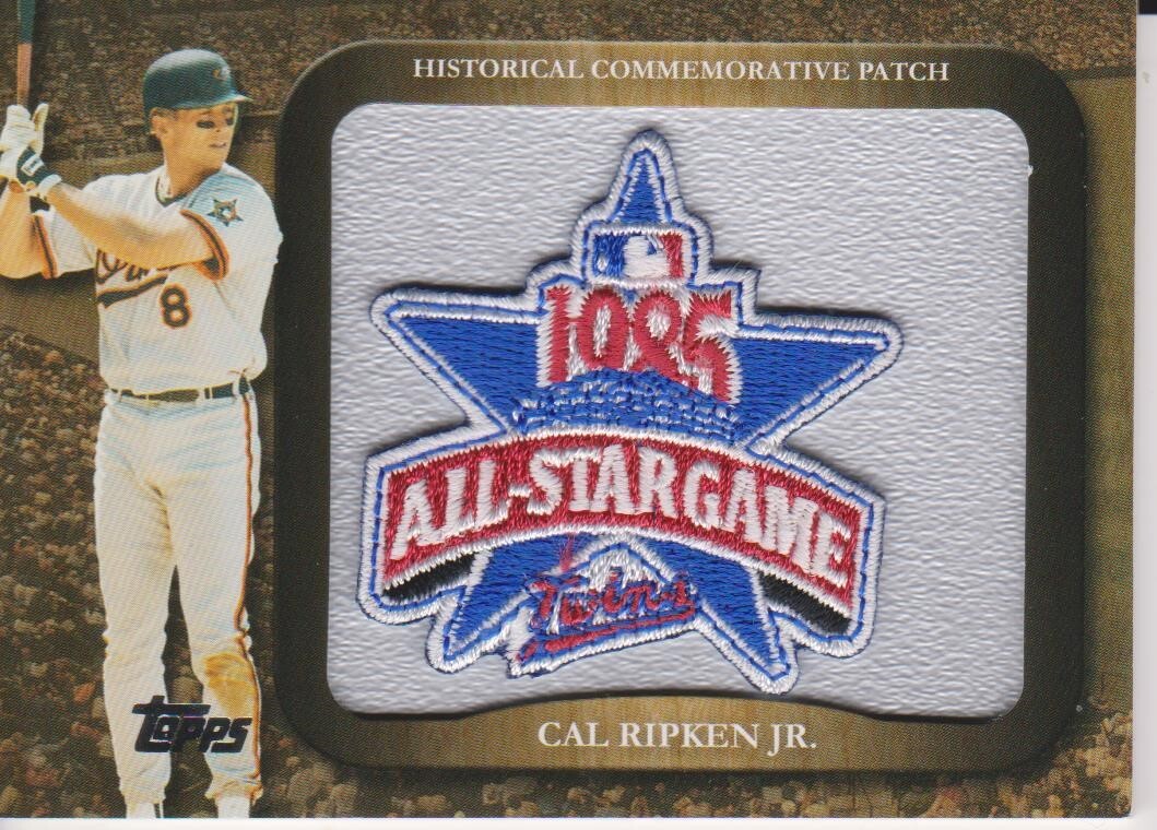 09 TOPPS COMMMEORATIVE PATCH *CAL RIPKEN JR (HOF) | eBay