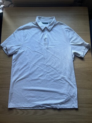 Perry Ellis Polo Shirt Men’s Size Large RN #37763 White Preowned | eBay