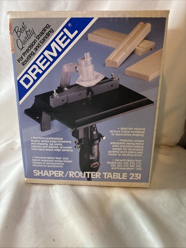 Dremel 231 Portable Rotary Tool Shaper and Router Table Big New | eBay