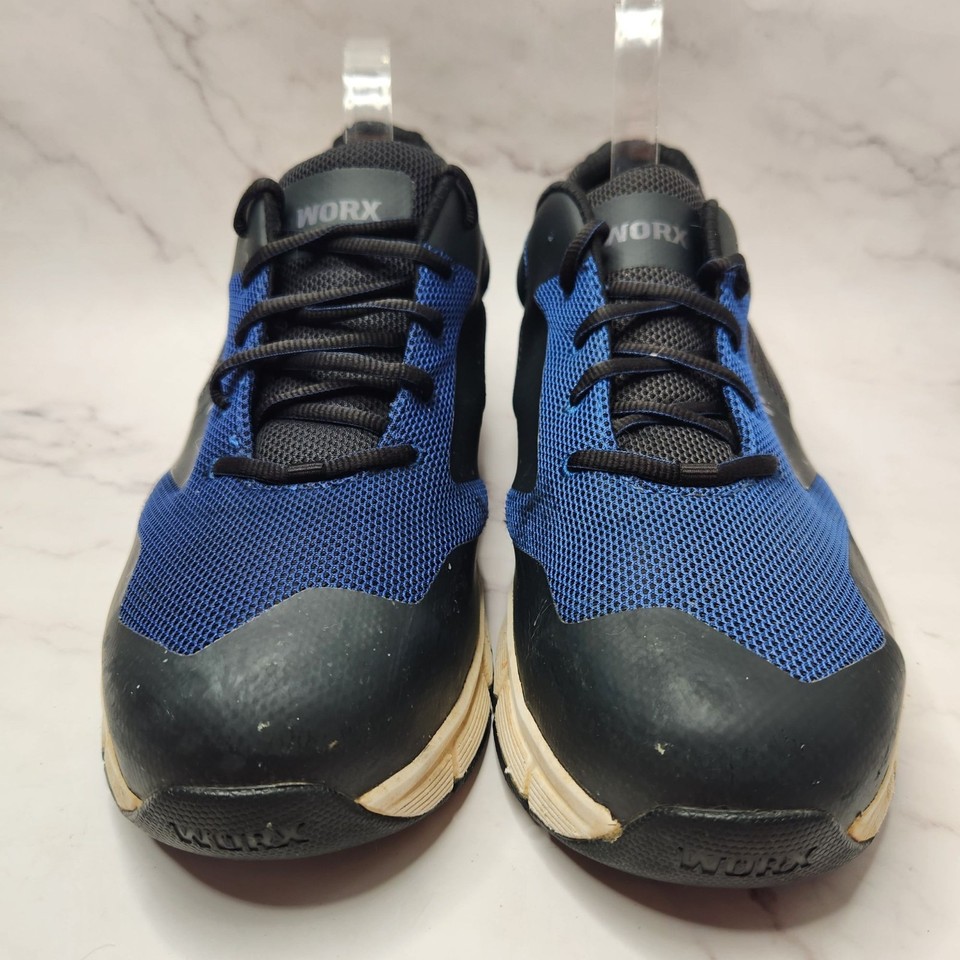 Worx Red Wing Lithium Blue Work Shoes Safety Toe Teel Toe ASTM Men's 12 ...