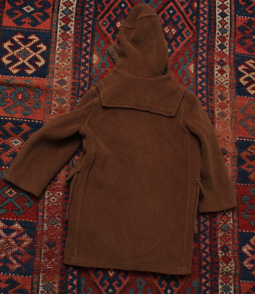 Chrysalis Country Clothing Tweed Wool Brown Hooded Toggle Coat Size 6 ...