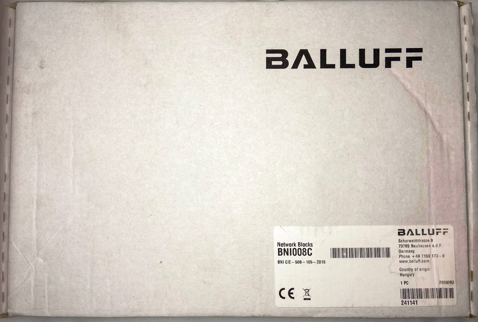Balluff IO Link Network Block - BNI008C - BNI CIE-508-105-Z015 CC-LINK ...