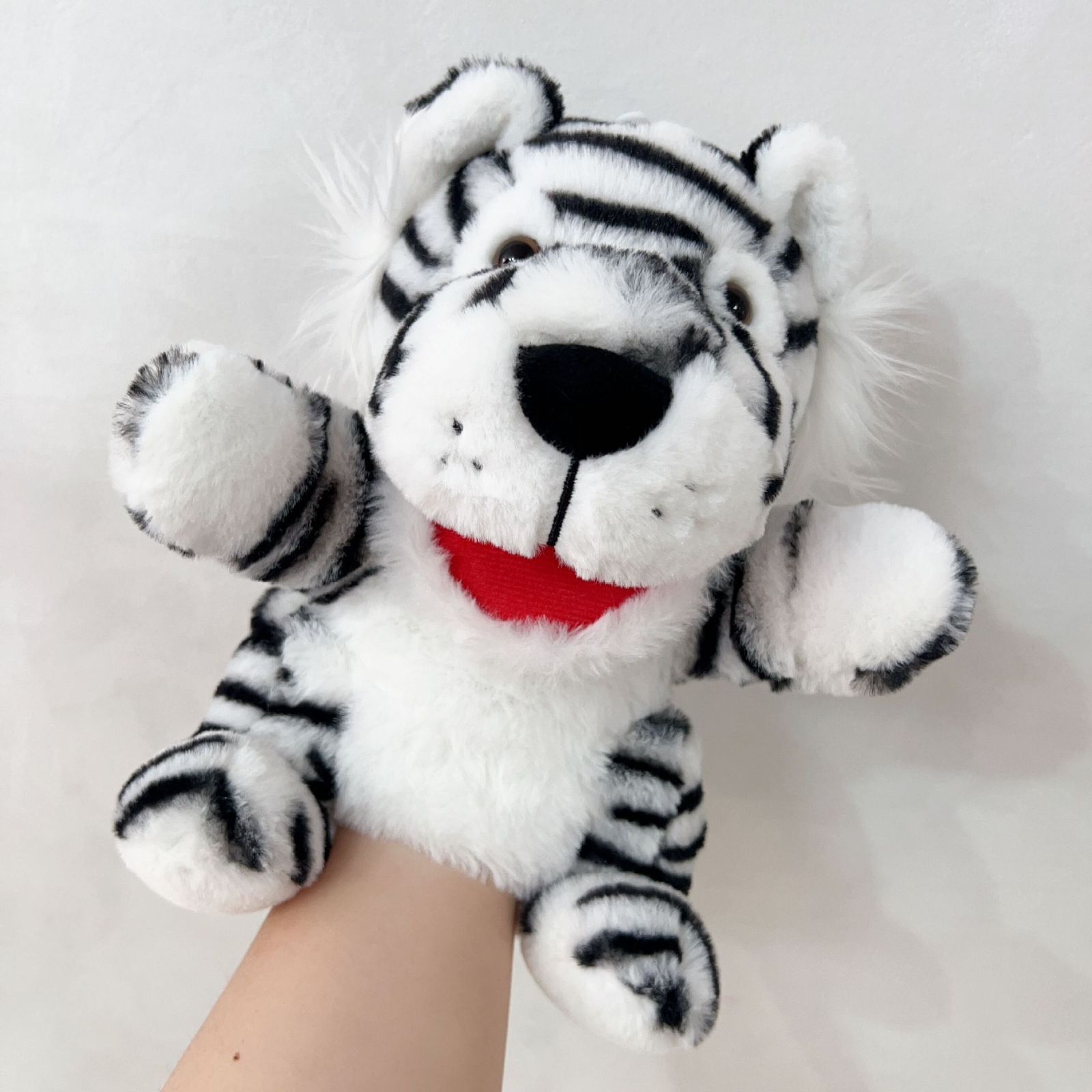 Animal Jungle Stuffed Animal PP Cotton Hand Puppet Cartoon Children ...