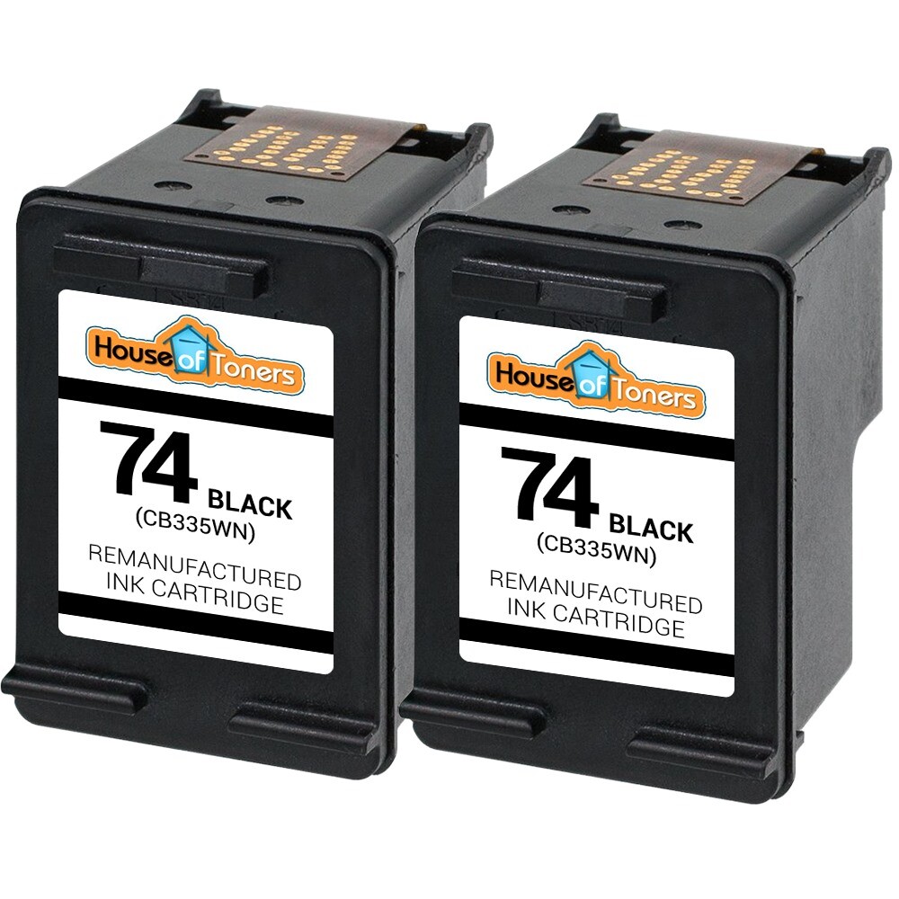 2PK Fits HP 74 Black Ink Cartridge for Deskjet D4260 D4263 D4268 | eBay