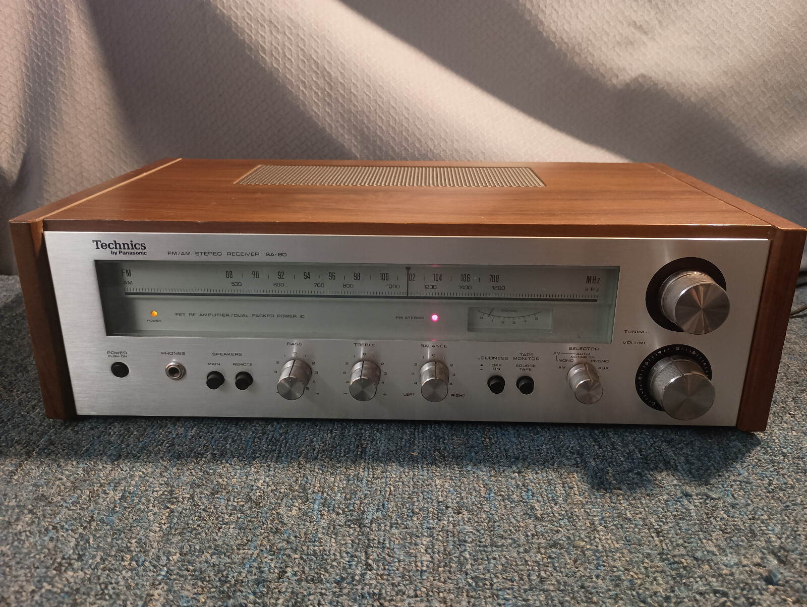 Technics SA-80 AM/FM Stereo Receiver (Pro Serviced) | eBay