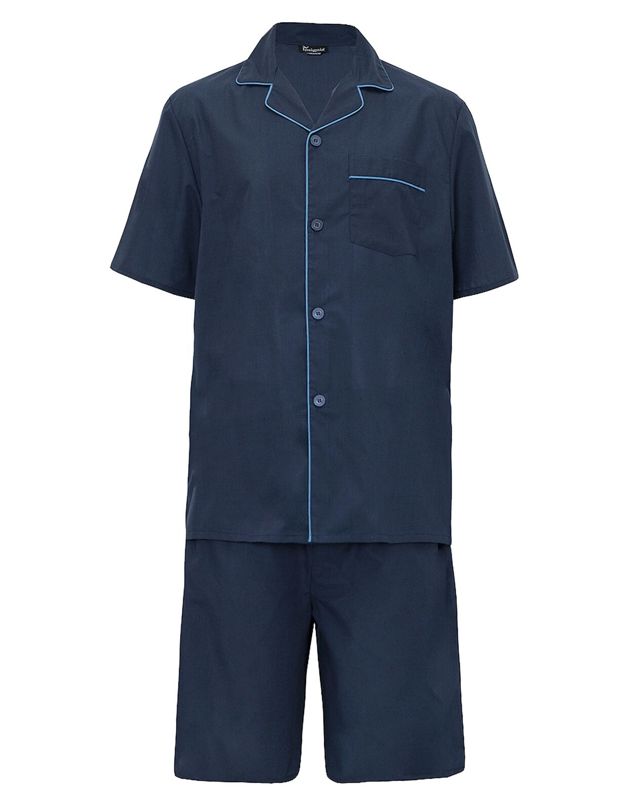 Mens Plain Poly Cotton Pyjama PYJAMAS Traditional plain and patterned ...