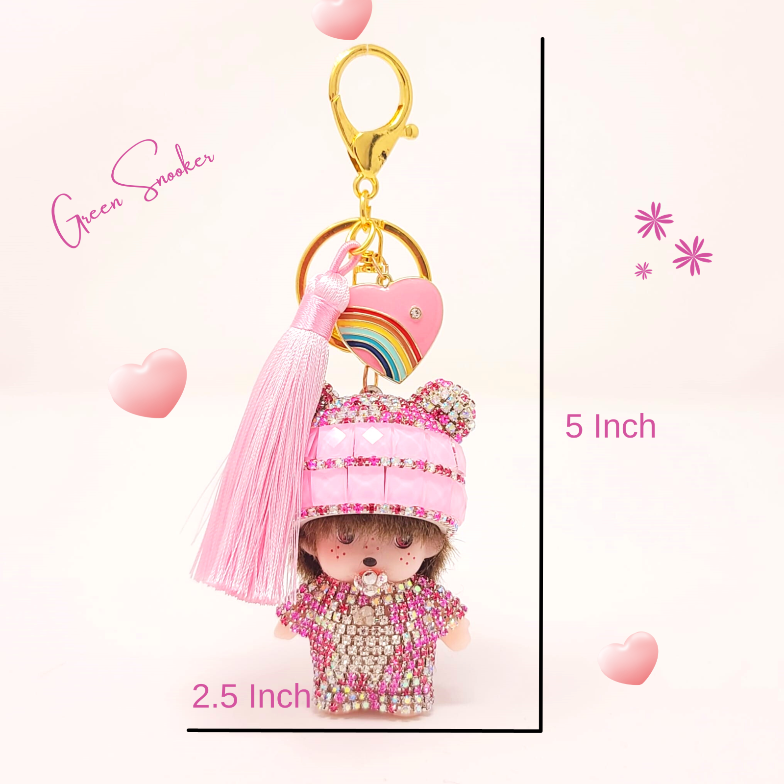 Monchichi, Cute doll Tassel with a Charm, Keychain | eBay