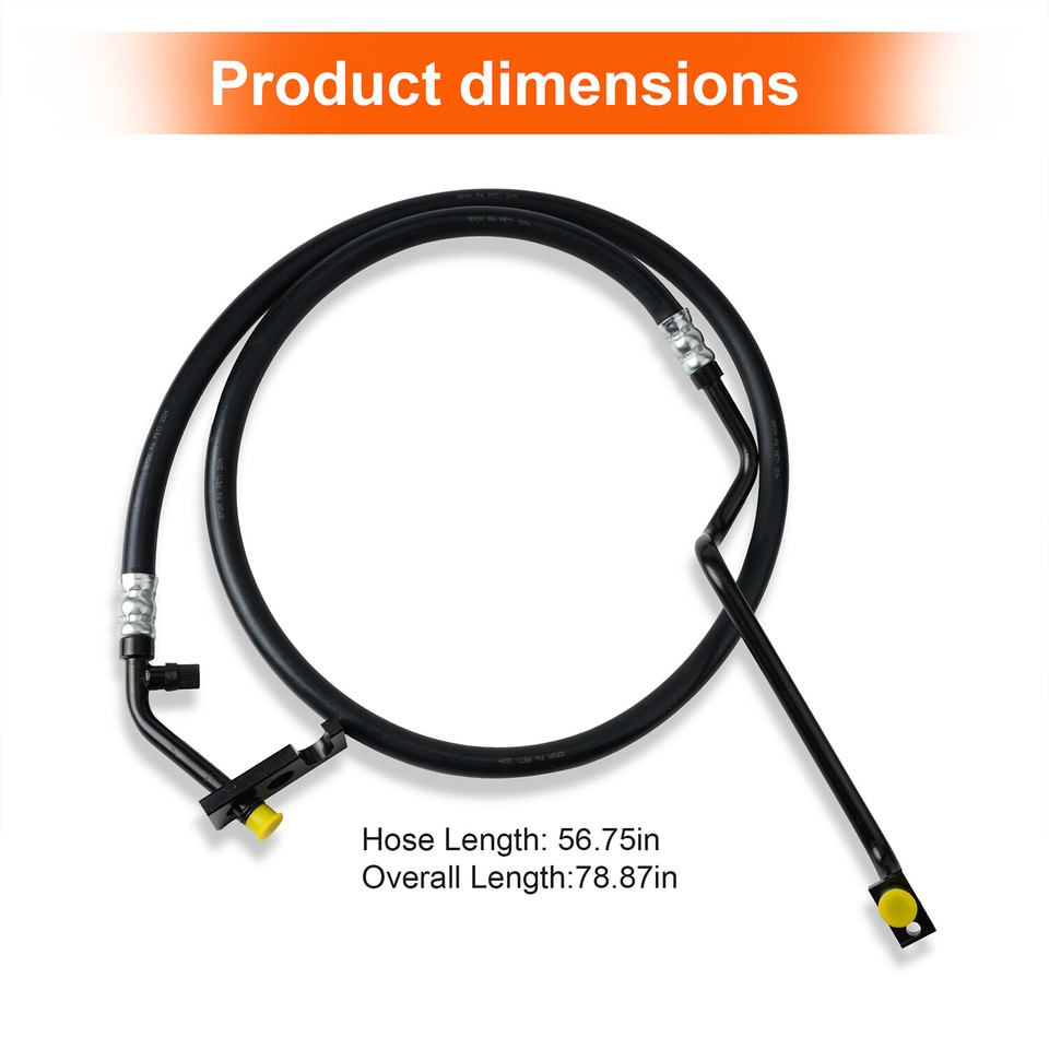 2009-2014 Peterbilt Kenworth Compressor to Condenser Hose Fits F50-6242 ...