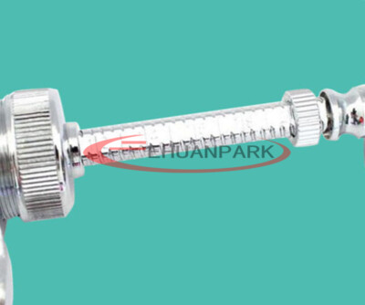 One Stainless steel Glass Syringes Glass Sampler Lab 50cc Glassware ...