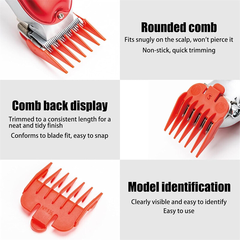 10pcs Hair Clipper Guard Combs Guide Limit Comb for Most Trimmer ...