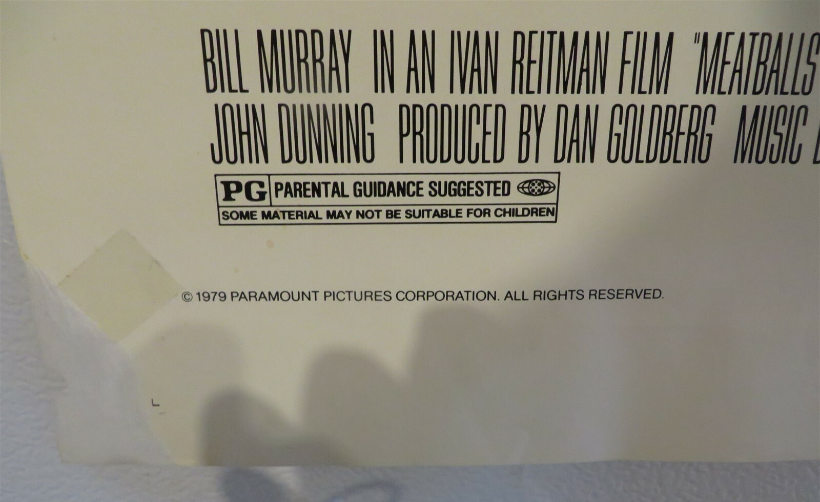 Meatballs Bill Murray Movie Poster