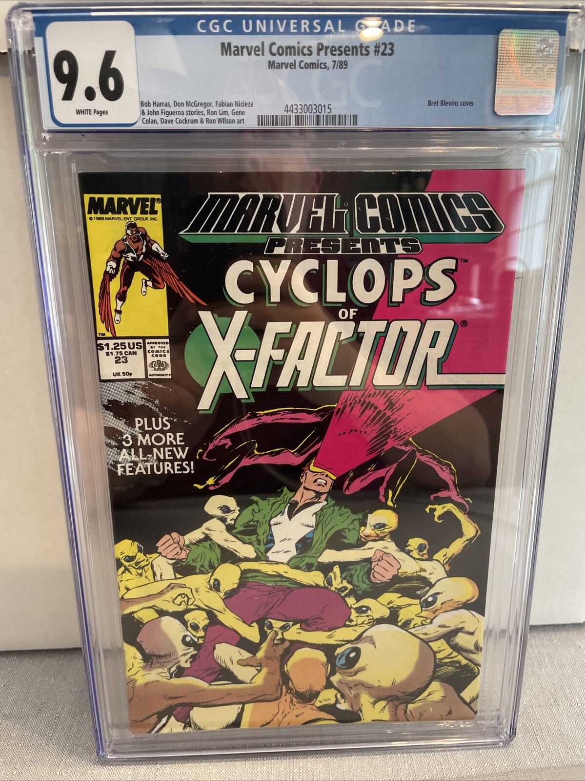 MARVEL COMICS PRESENTS #23 CGC 9.6 1989 CYCLOPS & X FACTOR | eBay