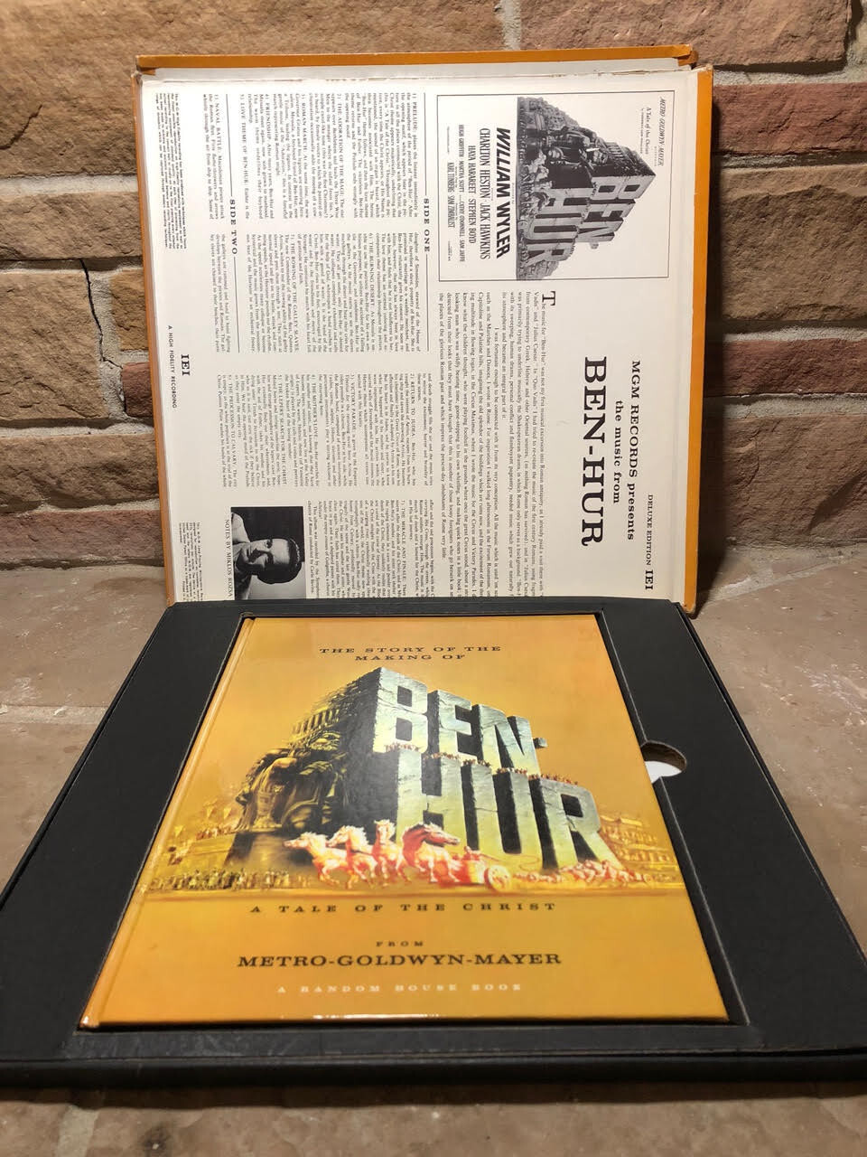 Ben-Hur Soundtrack - Vinyl MGM Deluxe Edit. William Wyler LP + Book | eBay