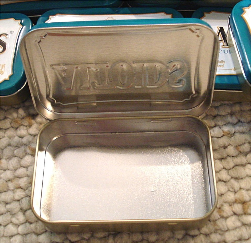 Lot of 20 Empty ALTOIDS TINS *clean* 2.5 x 3.75 craft, storage ...