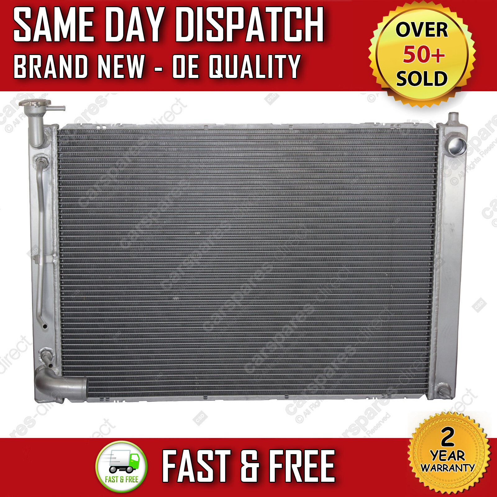 FOR LEXUS RX300 MK2 2003>2008 AUTOMATIC / MANUAL ALUMINIUM RADIATOR *OE ...