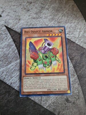 Yugioh! Bio-Insect Armor - PHHY-EN014 - Common - 1st Edition Near Mint ...